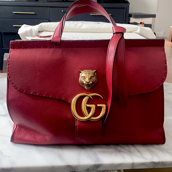 Gucci | Bags | Gucci Marmont Limited Edition Lion Head Bag | Poshmark